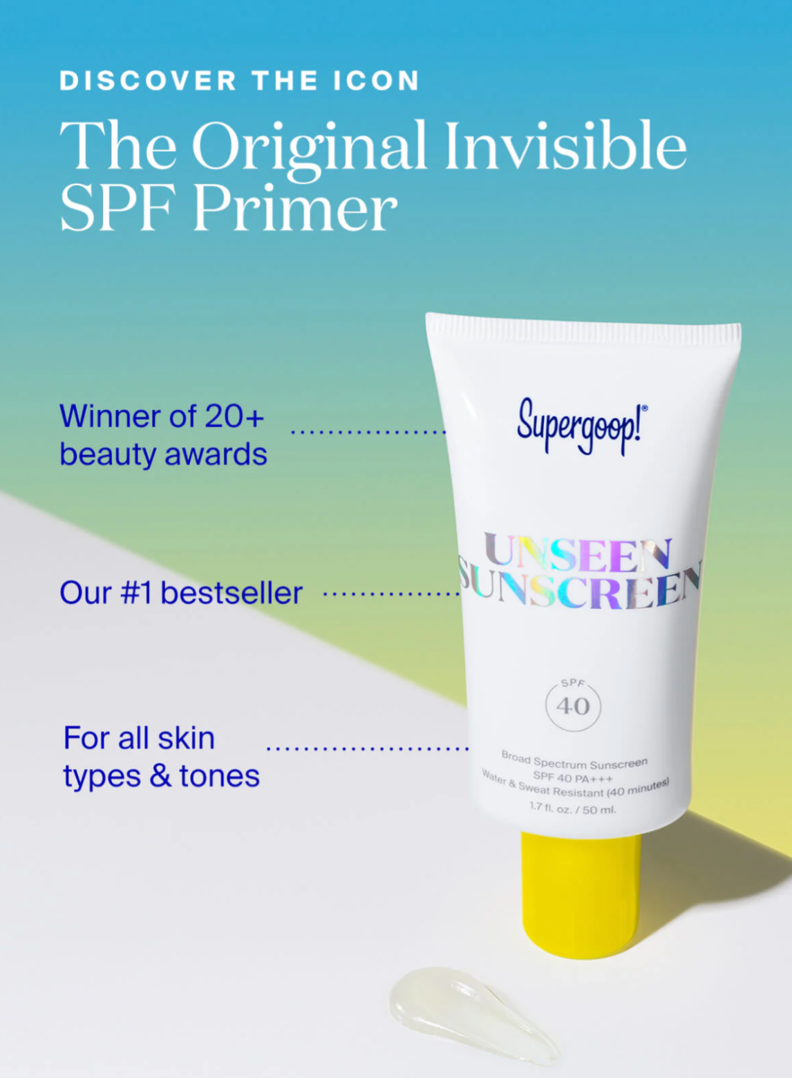 Unseen Sunscreen SPF 40 – Fore & Wharf